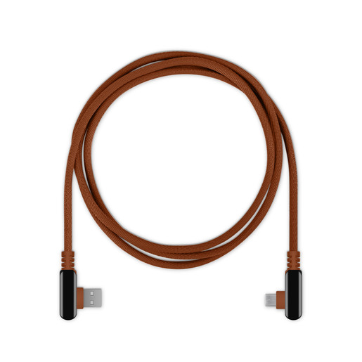 Кабель Rombica Digital Electron M, Micro-USB to USB 1,2 м Brown