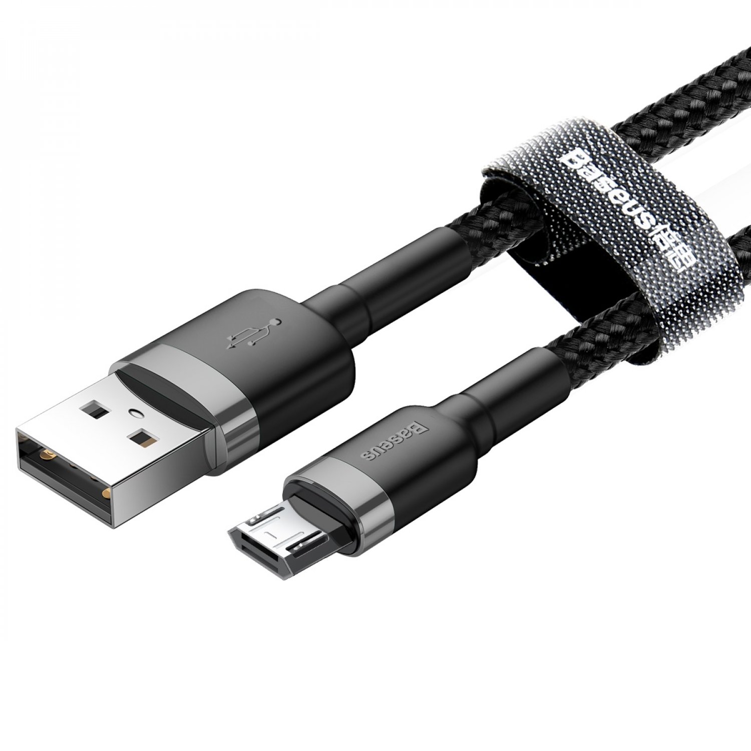 Кабель USB-Micro Baseus Cafule CAMKLF-CG1 Gray/Black 2м