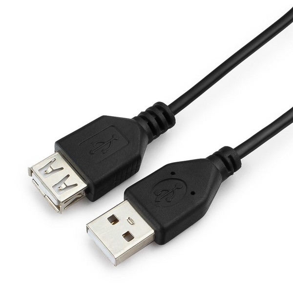 Кабель Гарнизон GCC-USB2-AMAF-1.8M, AM/AF, 1.8м