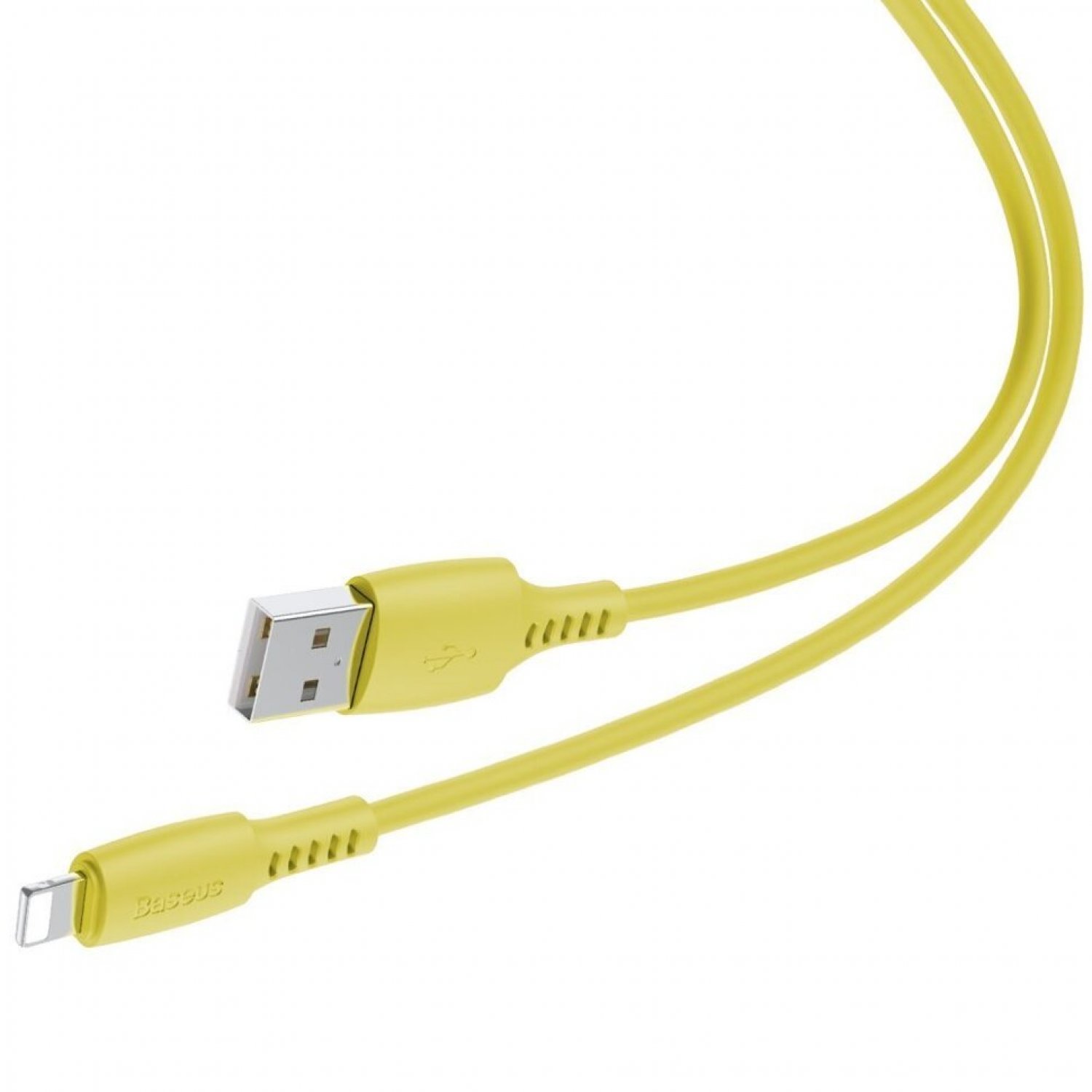 Кабель USB-iP Baseus Colorful Yellow 1.2m 2.4A