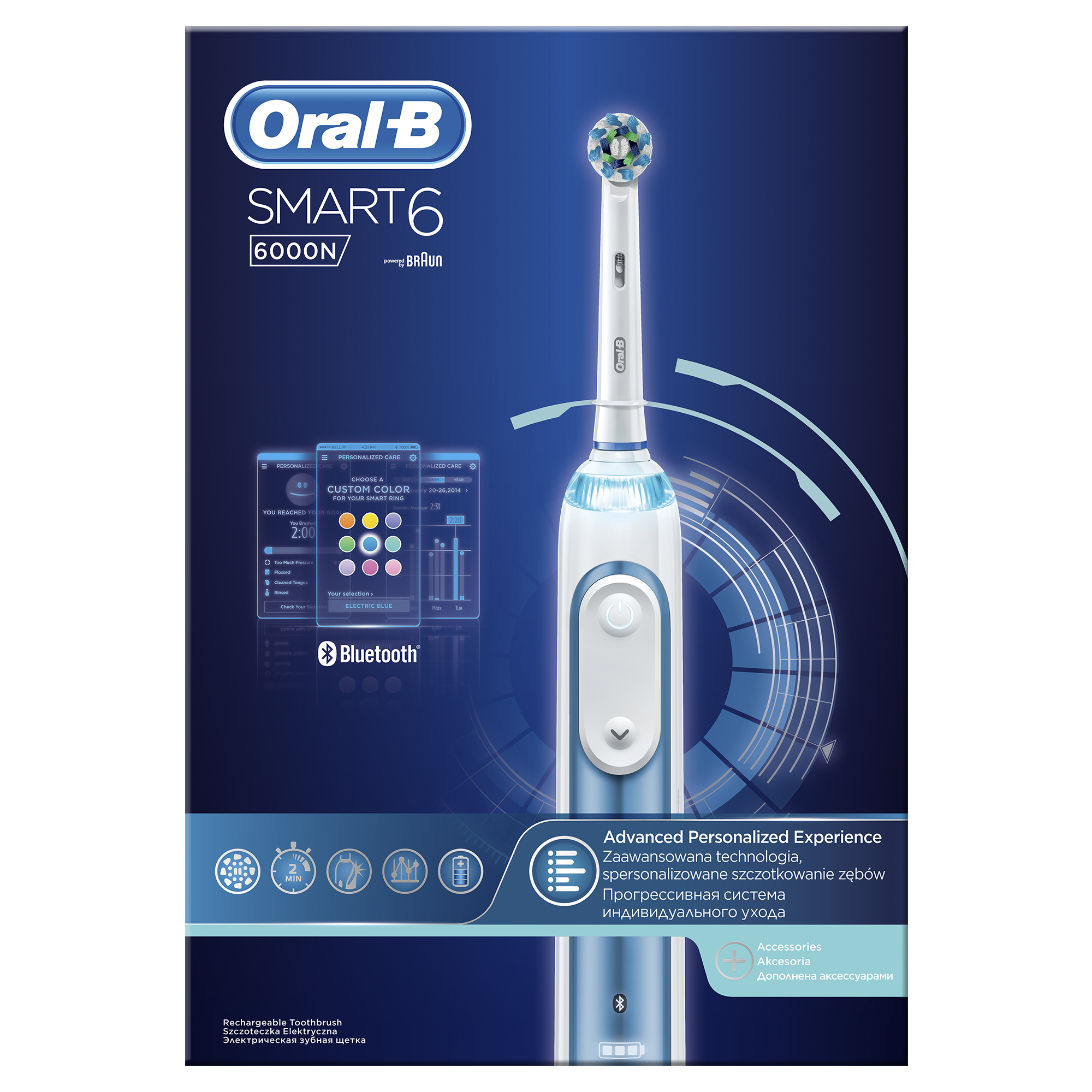 Зубная щетка электрическая Braun Oral-B Smart 6 (D700.534.5XP)