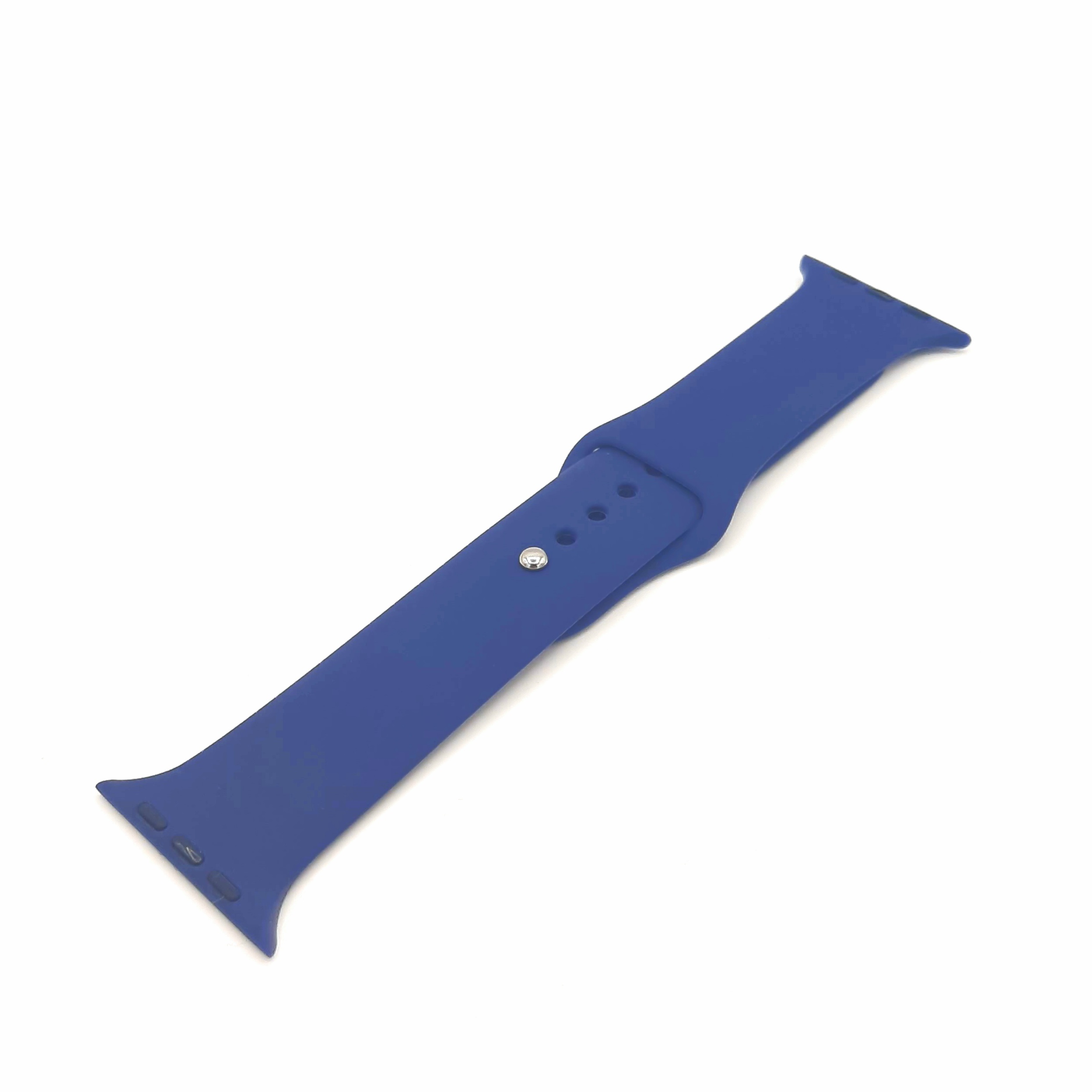 Ремешок (силиконовый) для часов Apple Watch 42/44 темно-синий
