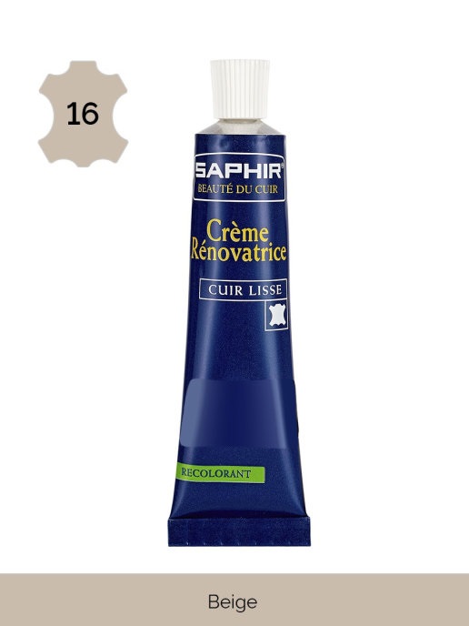 Восстановитель кожи Saphir Creme RENOVATRICE (beige) бежевый 25 мл