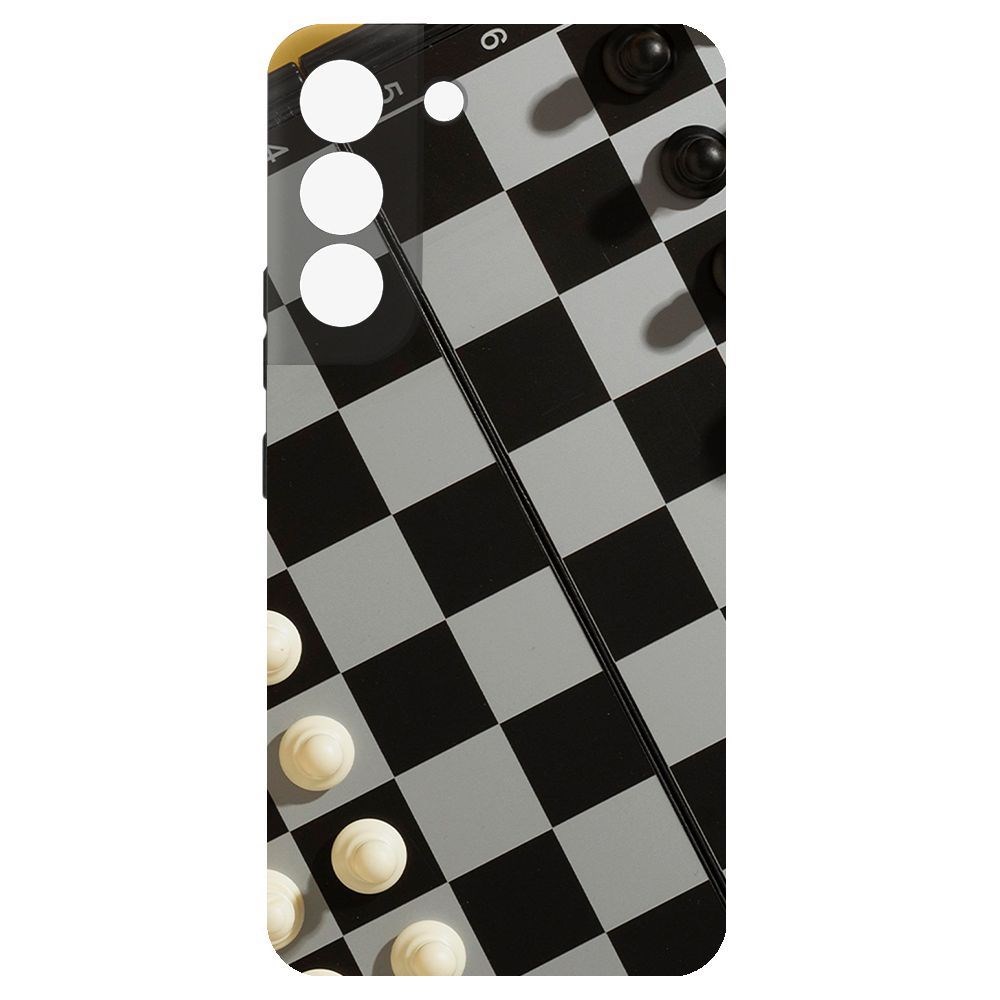 Чехол-накладка Krutoff Soft Case Шахматы для Samsung Galaxy S22+