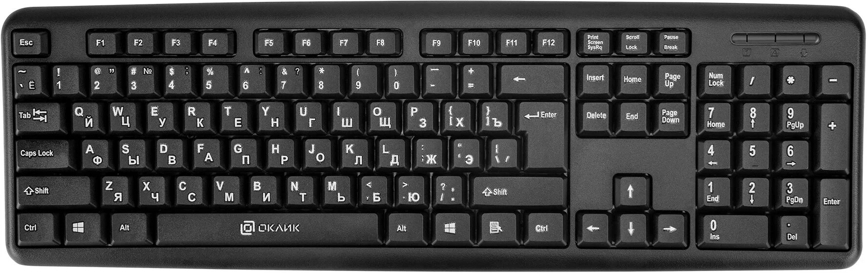 Проводная клавиатура OKLICK 180M Black (313180)