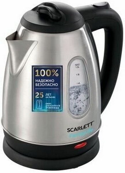 Чайник Scarlett SC-EK21S20 (1,8л, нерж сталь)