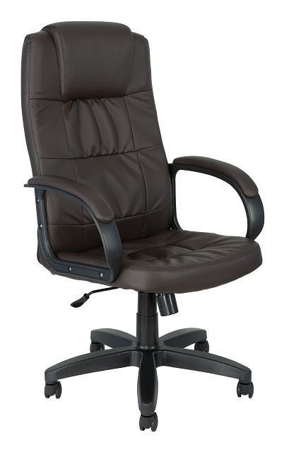 Кресло офисное ЯрКресло Кр81 ТГ ПЛАСТ ЭКО3 (экокожа шоколад)