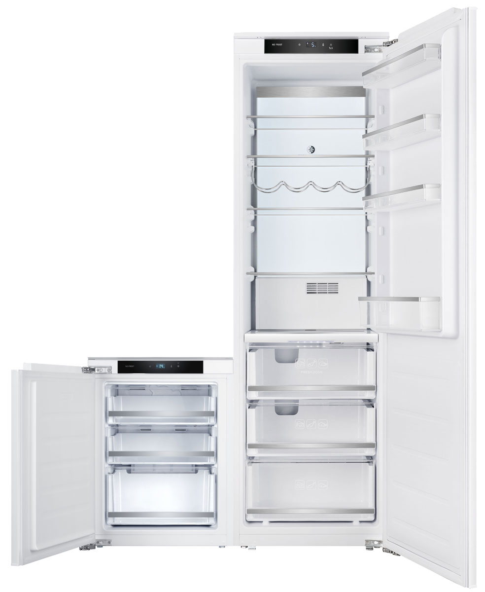 Встраиваемый холодильник ZUGEL ZRISS343FNF (ZRI1750NF + ZFI710NF) бежевый