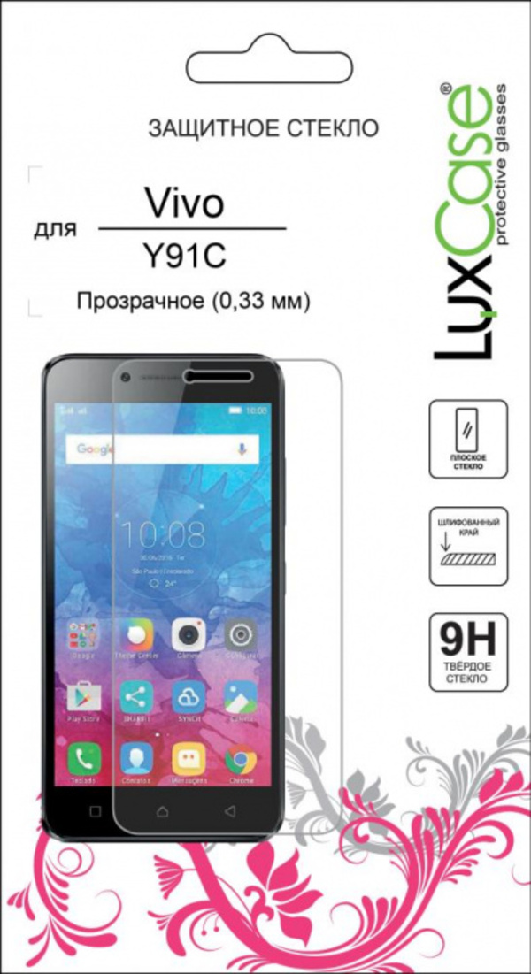 Защитное стекло Luxcase Glass для Vivo Y91C (глянцевое)