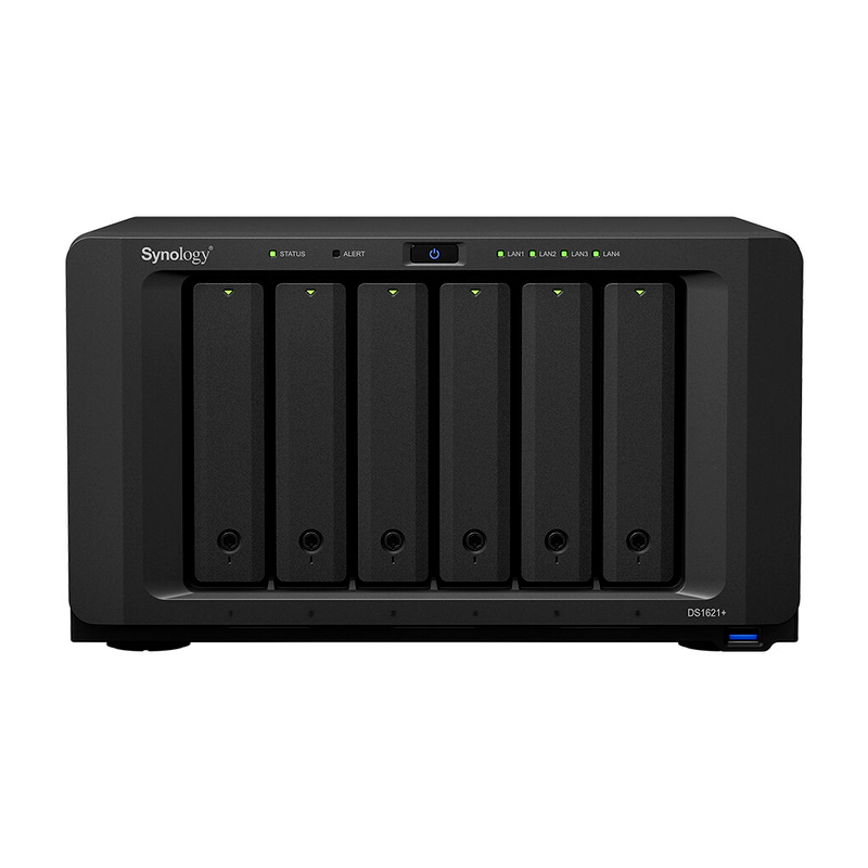 Сетевое хранилище данных Synology DS1621 Black