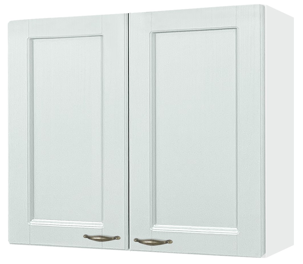Кухонный навесной Нева шкаф 80 см. МДФ Мята (В 800)