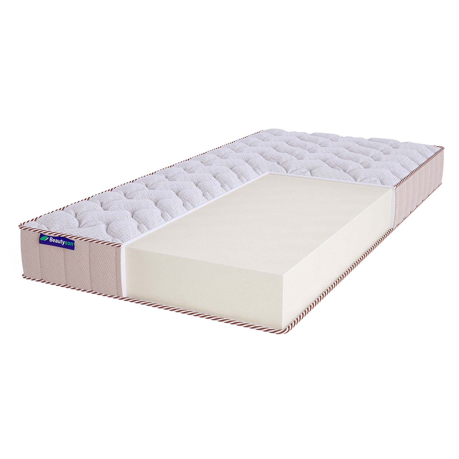 Матрас Beautyson Roll Foam 14 Lux, 65х186, 16 см, беспружинный