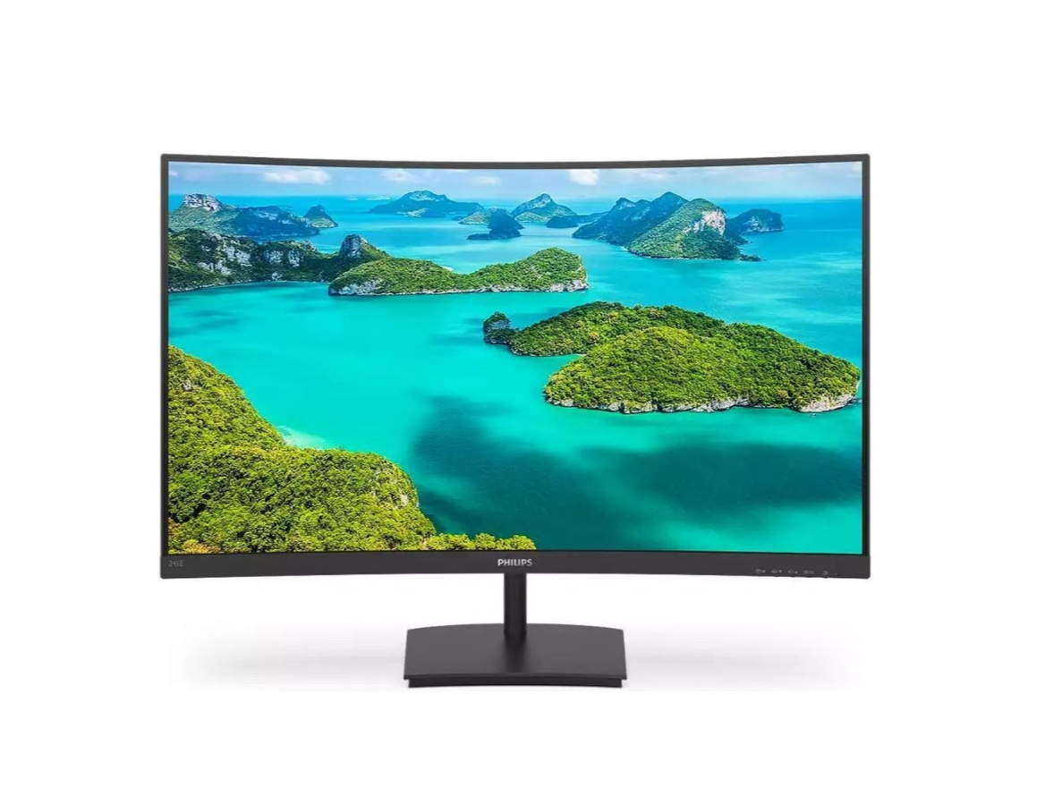 23.6" Монитор Philips 241E1SC (00/01) Black 75Hz 1920x1080 VA