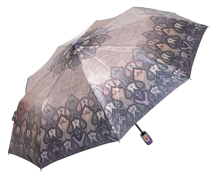 Зонт складной женский полуавтоматический frei Regen 2028 FAS фиолетовый