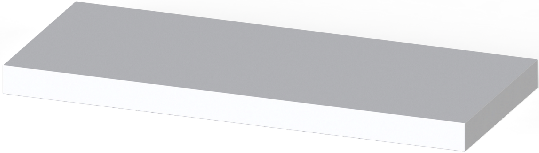 Полка настенная Шведский Стандарт ФОРА, белая, 25х60 см
