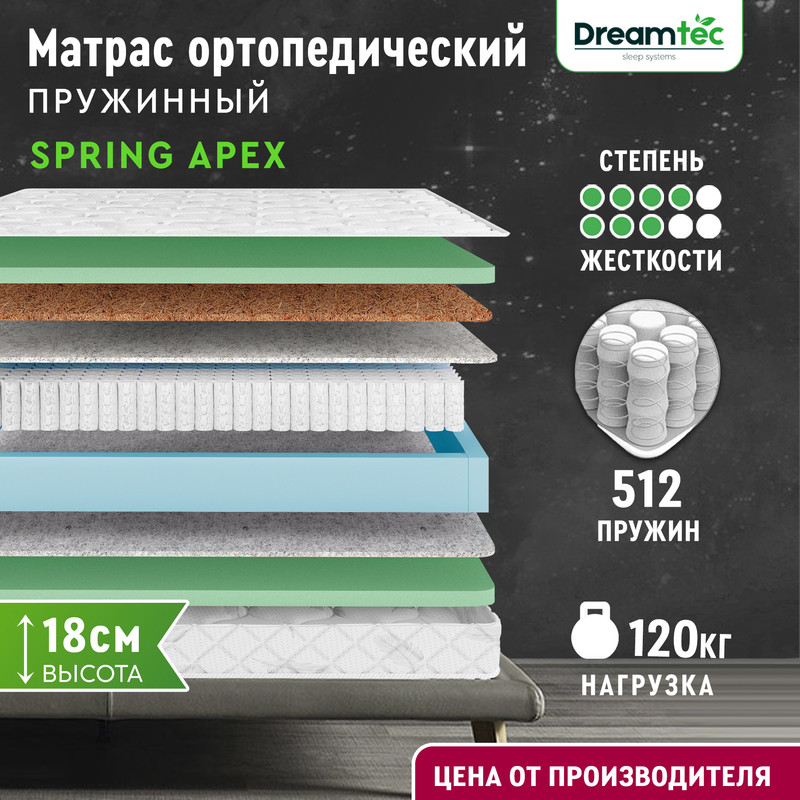 Матрас Dreamtec Spring Apex 60х120