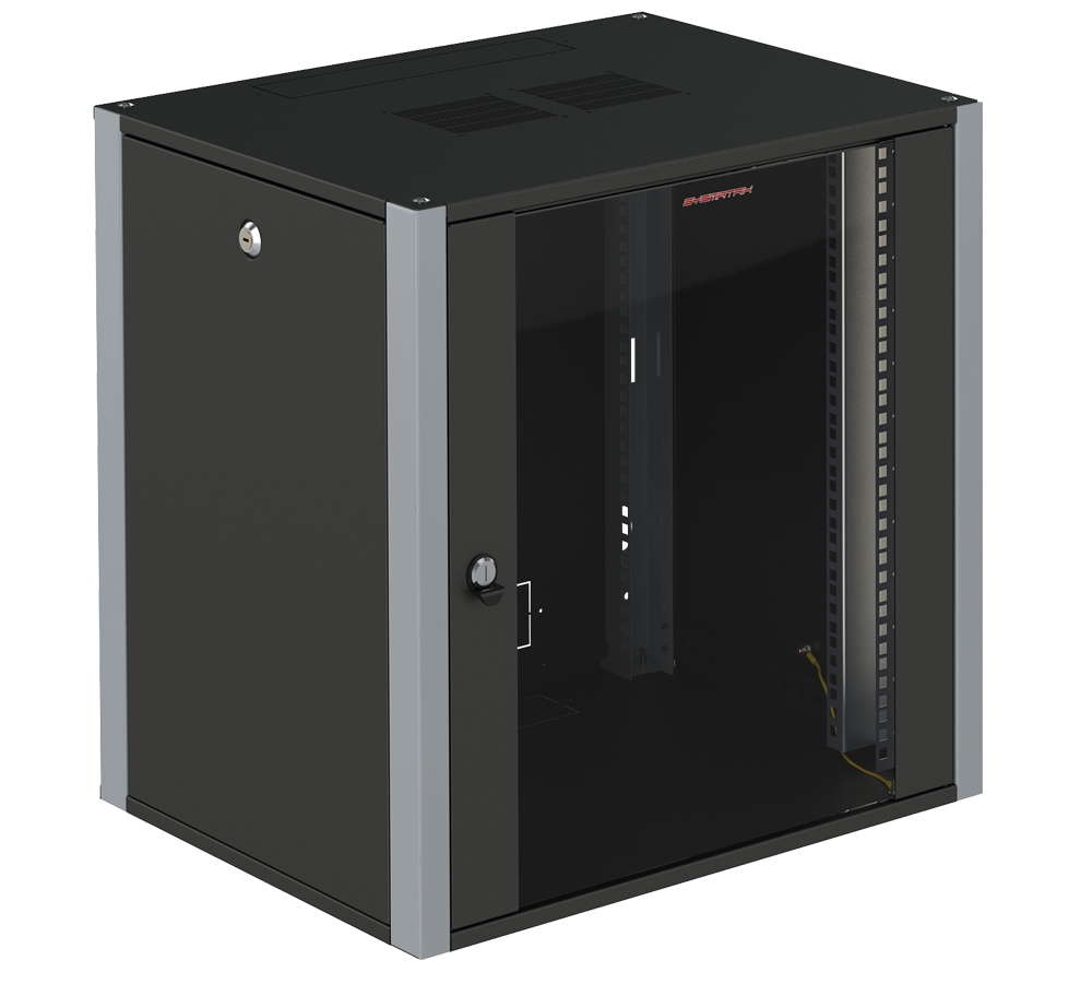 Серверный шкаф Sysmatrix WP 6418.910 глубина 45см, черный