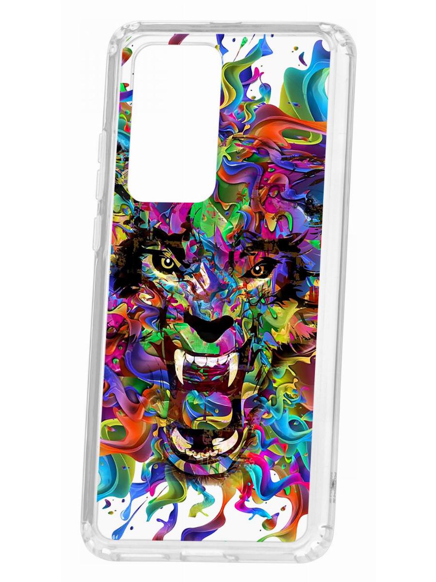 Чехол для Huawei P40 Pro Kruche Print Colored beast