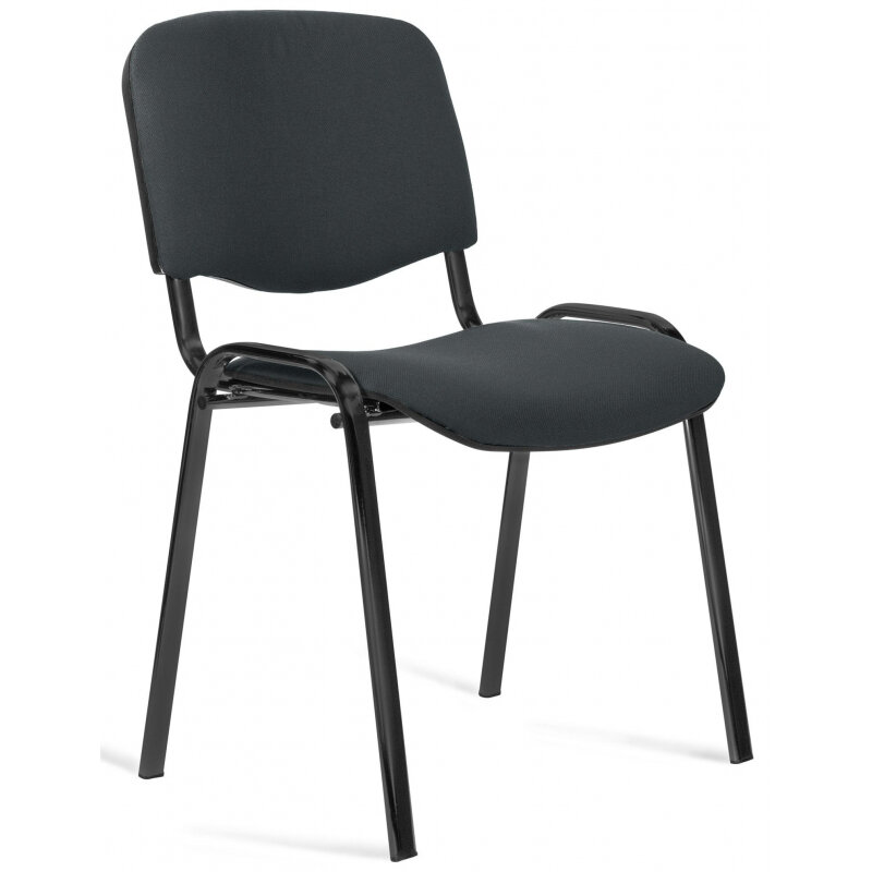 Стул офисный Easy Chair Изо С73 серый (ткань, металл черный), 1280110