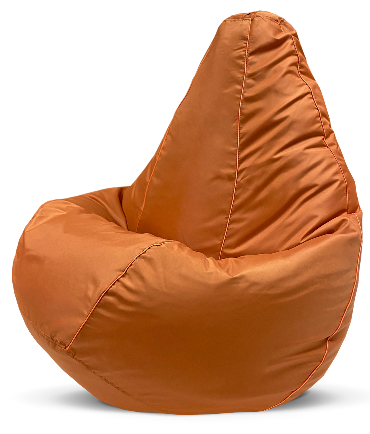 Кресло-мешок PUFLOVE Груша XXXXL, оранжевый оксфорд