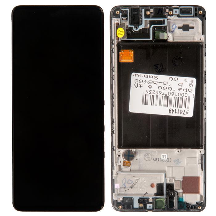 Дисплей в сборе с тачскрином для Samsung Galaxy A51 (SM-A515F) Super Amoled, черный