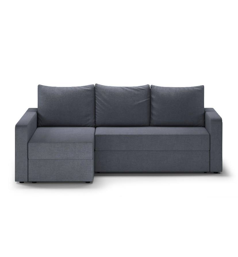 Угловой диван-кровать WESTENY ART-104-YG-7-TSR левый темно-серый