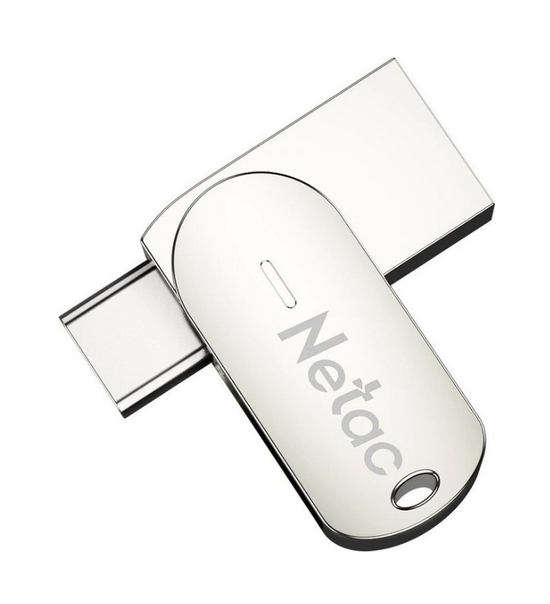 Флешка Netac U785C 32ГБ Silver (NT03U785C-032G-30PN)