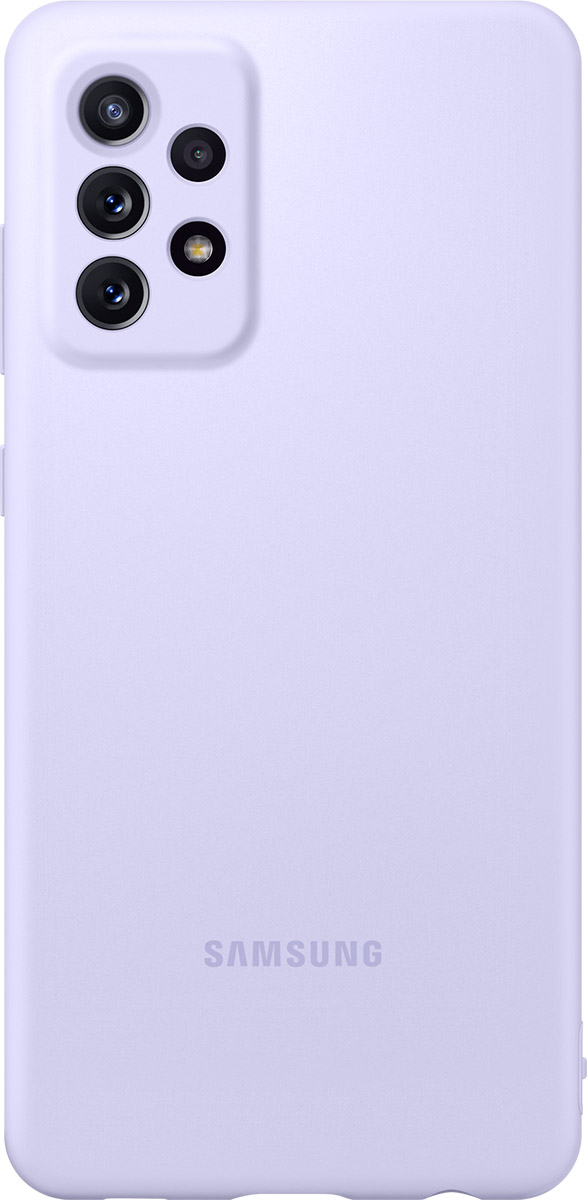 Чехол Samsung Silicone Cover для Galaxy A72 Violet (EF-PA725TVEGRU)