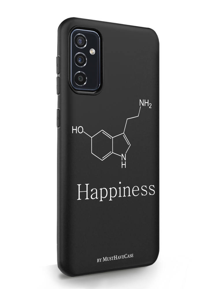 Чехол MustHaveCase Samsung Galaxy M52 Молекула счастья черный