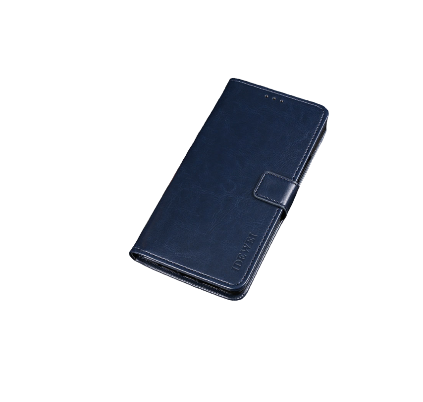 Чехол-книжка MyPads Porta Biglietti из кожи с подставкой застёжкой и визитницей для Realme