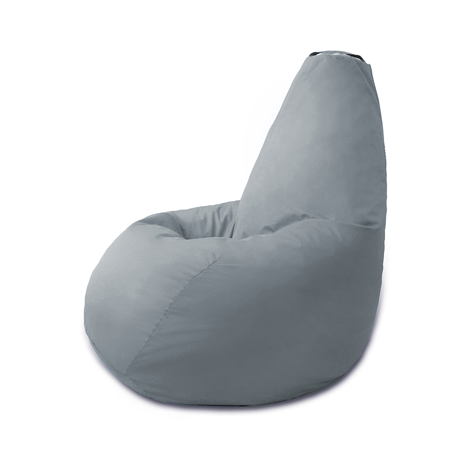 Кресло-мешок PUFON Груша XXL, серый