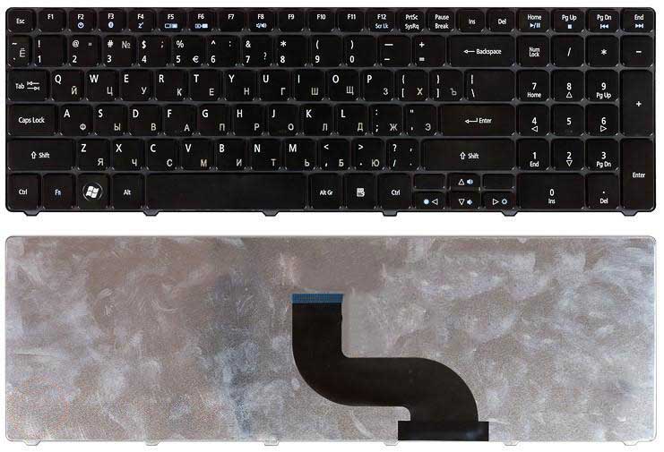 Клавиатура для ноутбука Acer Aspire 5810T/5410T/5536 и др. черная