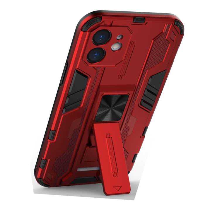 Чехол Black Panther Transformer для iPhone 12 (красный)