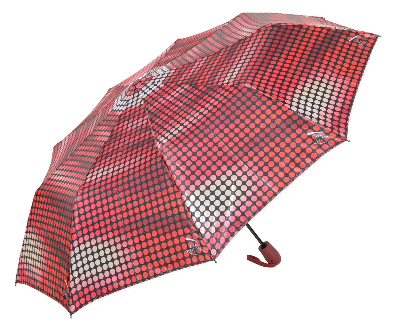 Зонт складной женский полуавтоматический frei Regen 2017-FAS красный