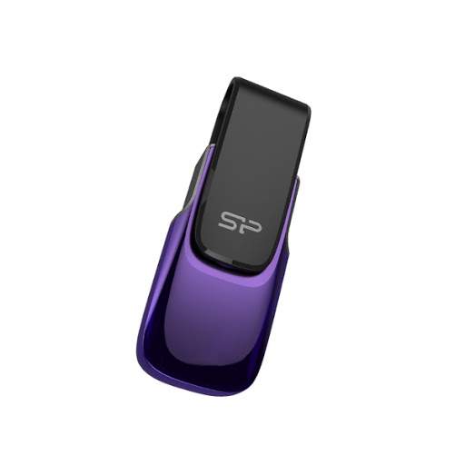 Флешка Silicon Power Blaze B31 16ГБ Black/Purple