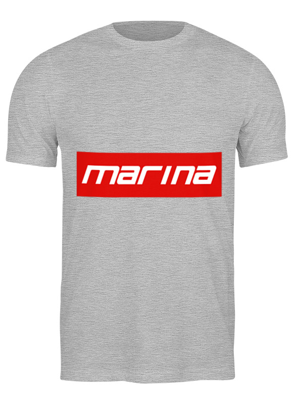Футболка мужская Printio Marina серая S