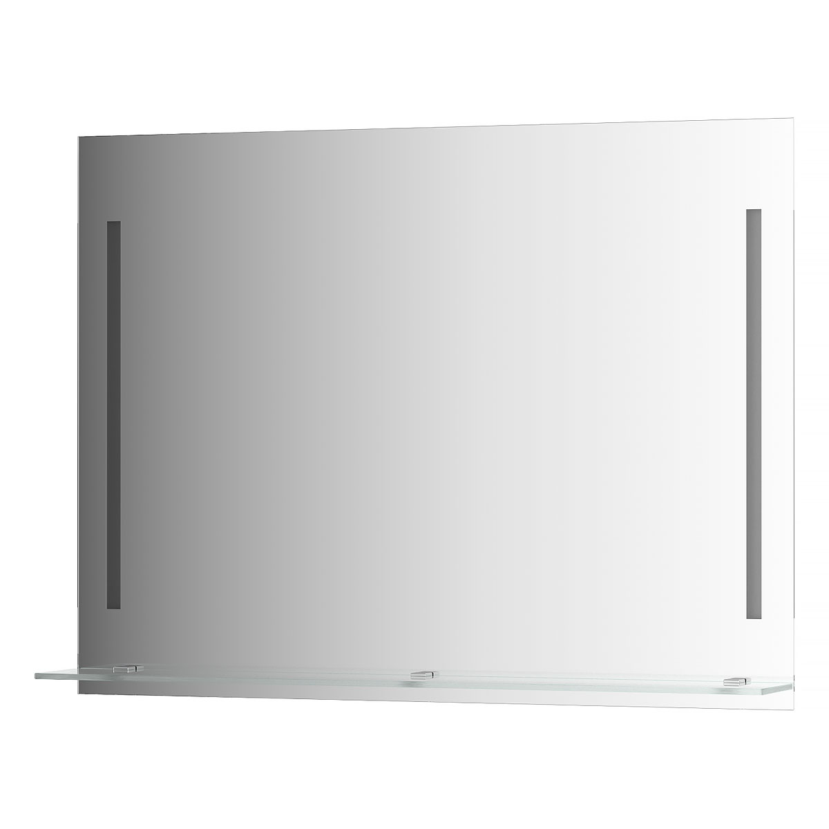 Зеркало с полочкой со встроенной Led-подсветкой Evoform BY 2166, 75х100 3000 К