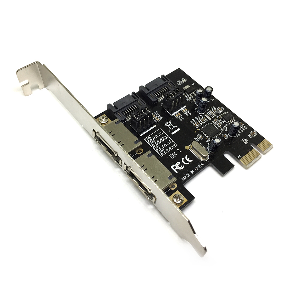 Контроллер PCI-E Espada ASM1061 SATA3 2 int + 2 ext ES3A1061