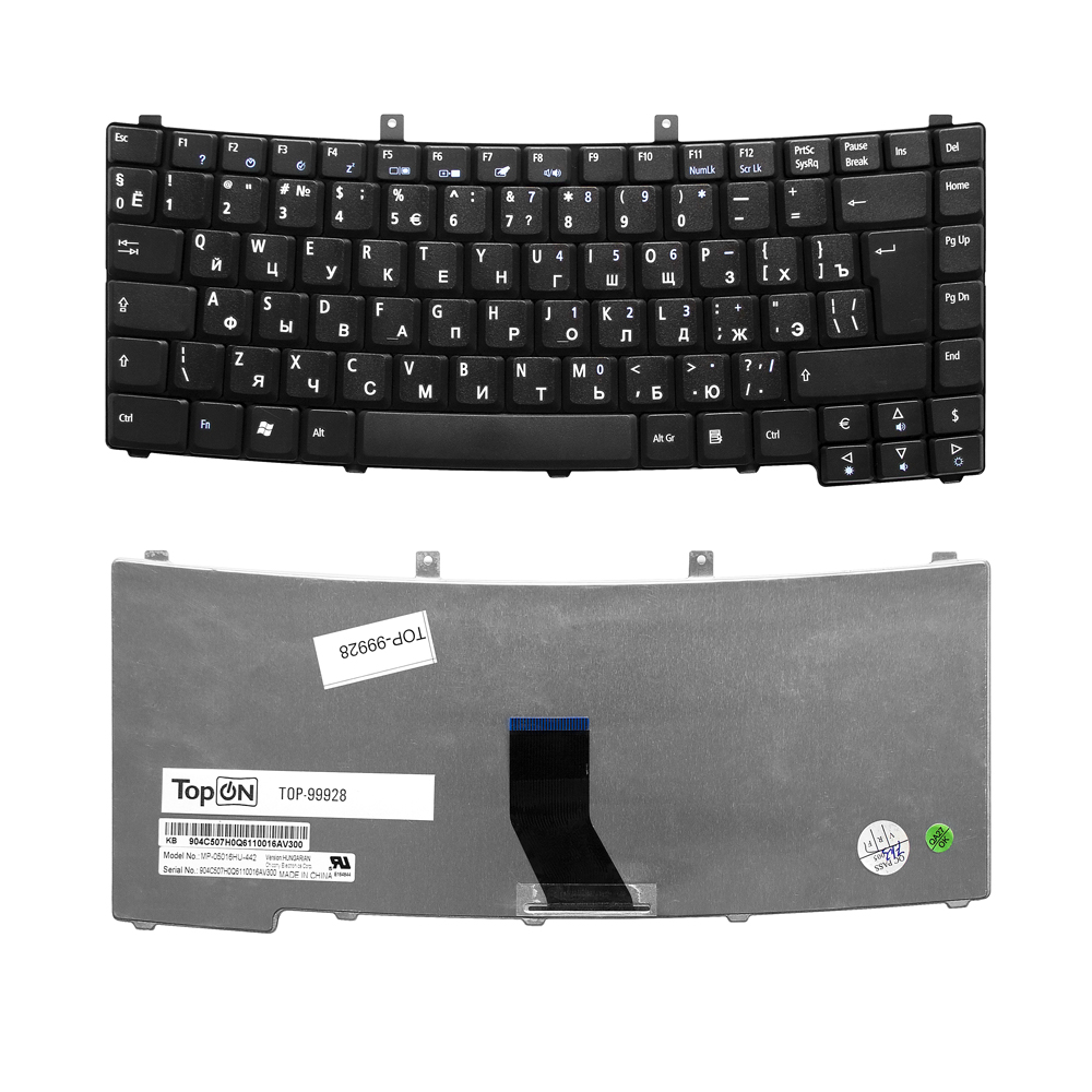 Клавиатура TopON для ноутбука Acer TravelMate 2300, 2310, 2410, 4000, 8000 Series
