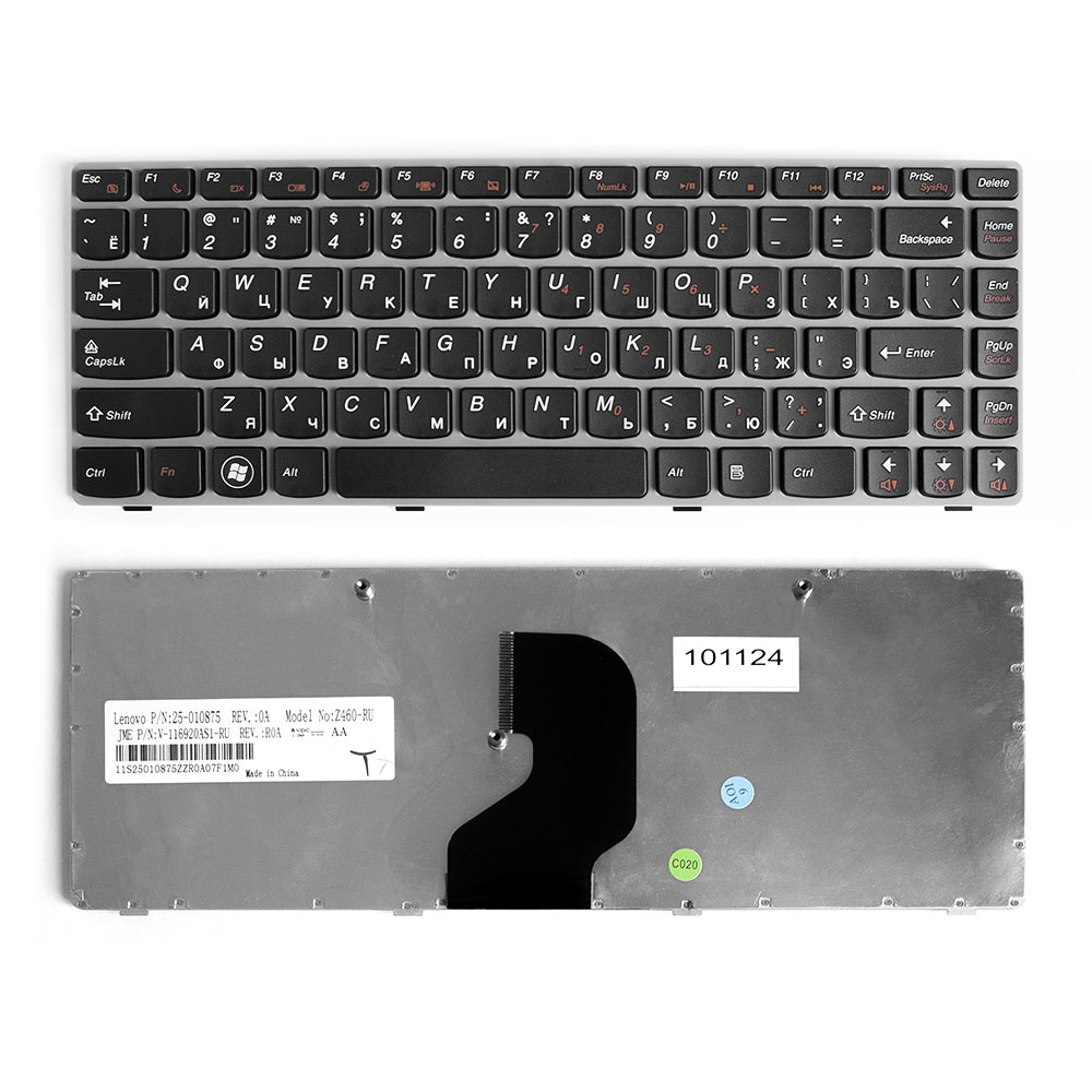 Клавиатура TopON для ноутбука Lenovo IdeaPad Z450, Z460, Z460A, Z460G Series