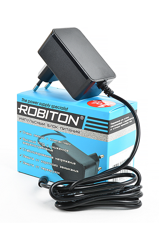 Сетевое зарядное устройство Robiton IR12-1500S 5,5х2,5/12 (+)