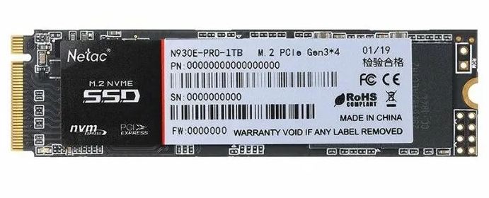 SSD накопитель Netac N930E Pro M.2 2280 1 ТБ (NT01N930E-001T-E4X)