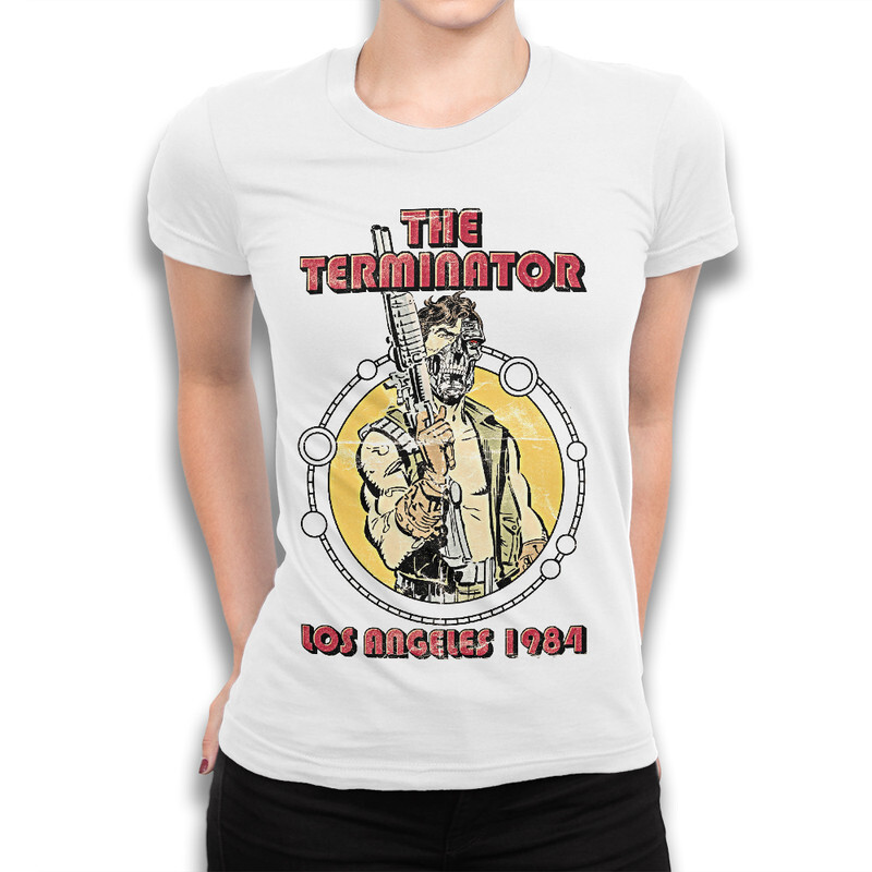 Футболка женская DS Apparel Терминатор 1984 987351-1 белая 3XL