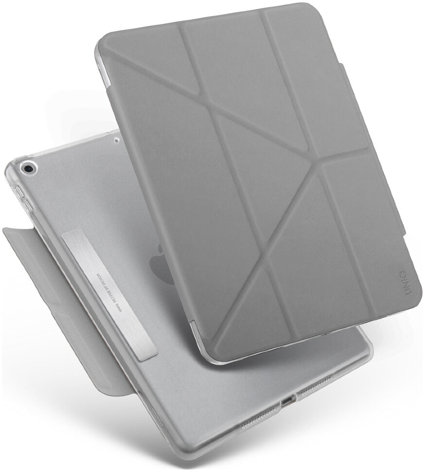 Чехол Uniq Camden Anti-microbial для iPad 10.2 (2019/20/21), Серый (PD10.2GAR-CAMGRY)