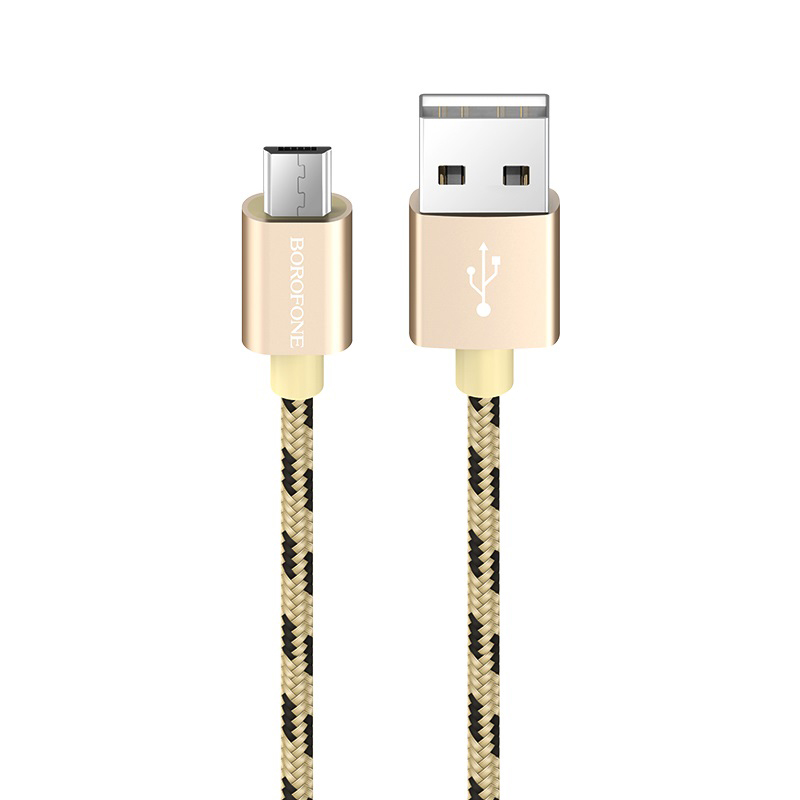 Кабель BOROFONE BX24 Ring USB - micro USB Gold