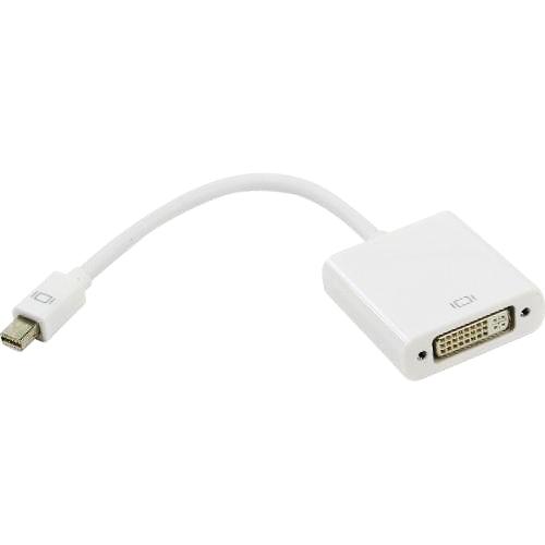 Видео адаптер mini DisplayPort на DVI L-PRO белый