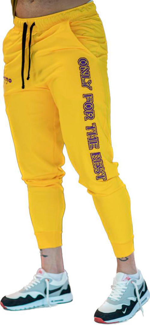 Спортивные брюки мужские INFERNO style Б-001-003 желтые 2XL