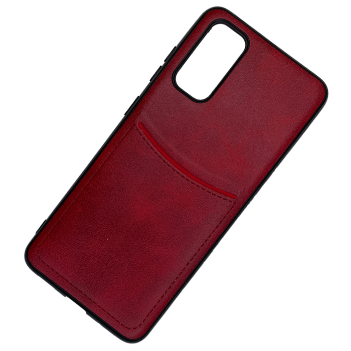 Чехол с кармашком iLevel для  Xiaomi Mi 10 Lite (красный)