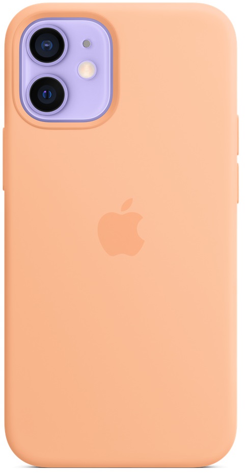 Чехол Apple для смартфона iPhone 12 mini Silicone Case MagSafe Cantaloupe (MJYW3ZE/A)