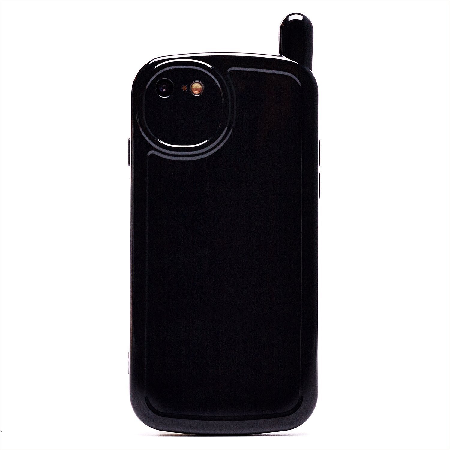 Чехол iPhone 7, 8, SE 2020, SE 2022 силиконовый с антенной <черный>